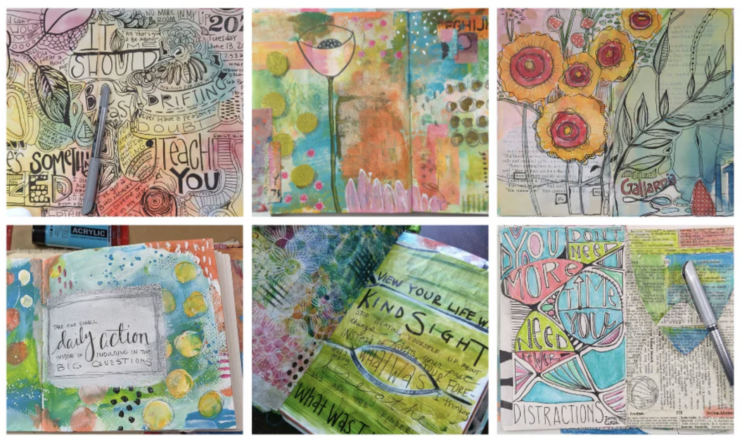 (SJ) Art Journaling Session with Andrea 02.21.25 Friday, February 21 ...