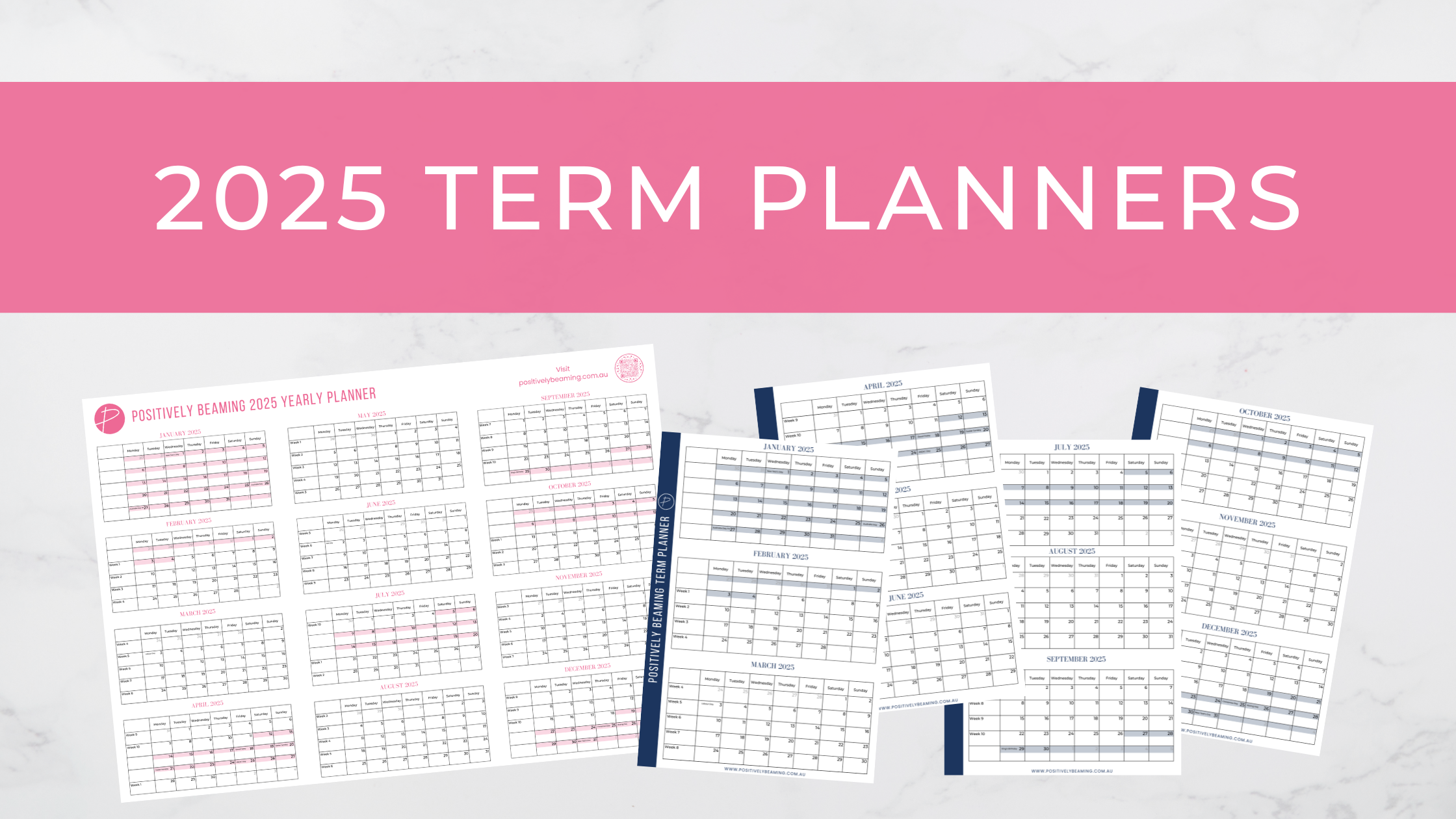 The Positively Beaming Yearly Term Planner is back for 2025!