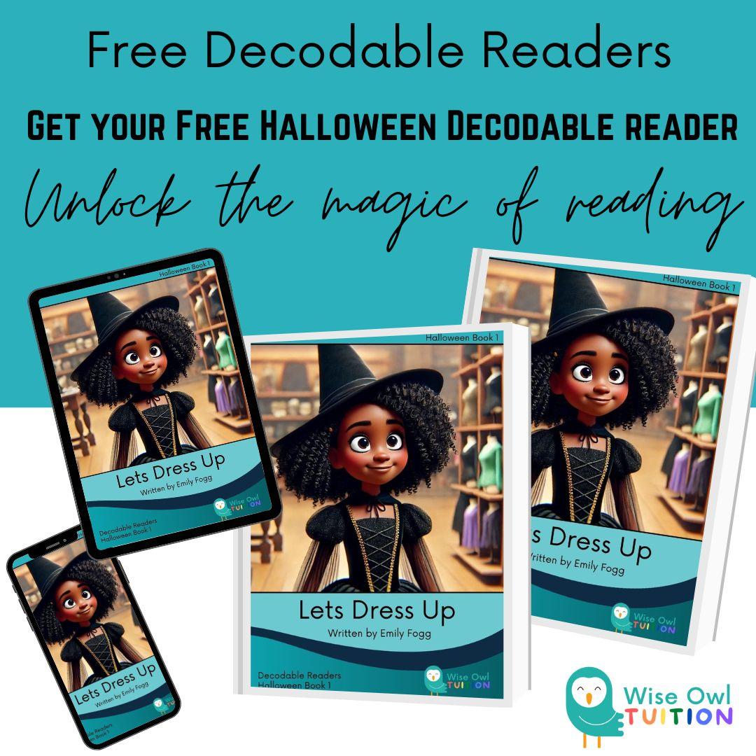 Free Halloween Decodable Reader - Wise Owl Tuition