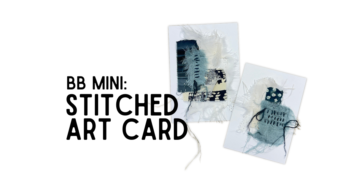BB Mini: Stitched Art Card - BB Henry Art