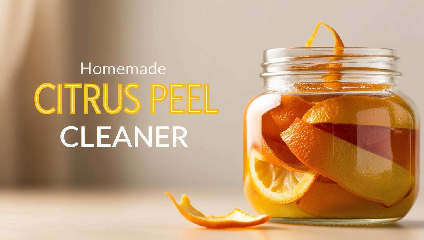 How to make homemade citrus peel cleaner - Nourished Landscapes