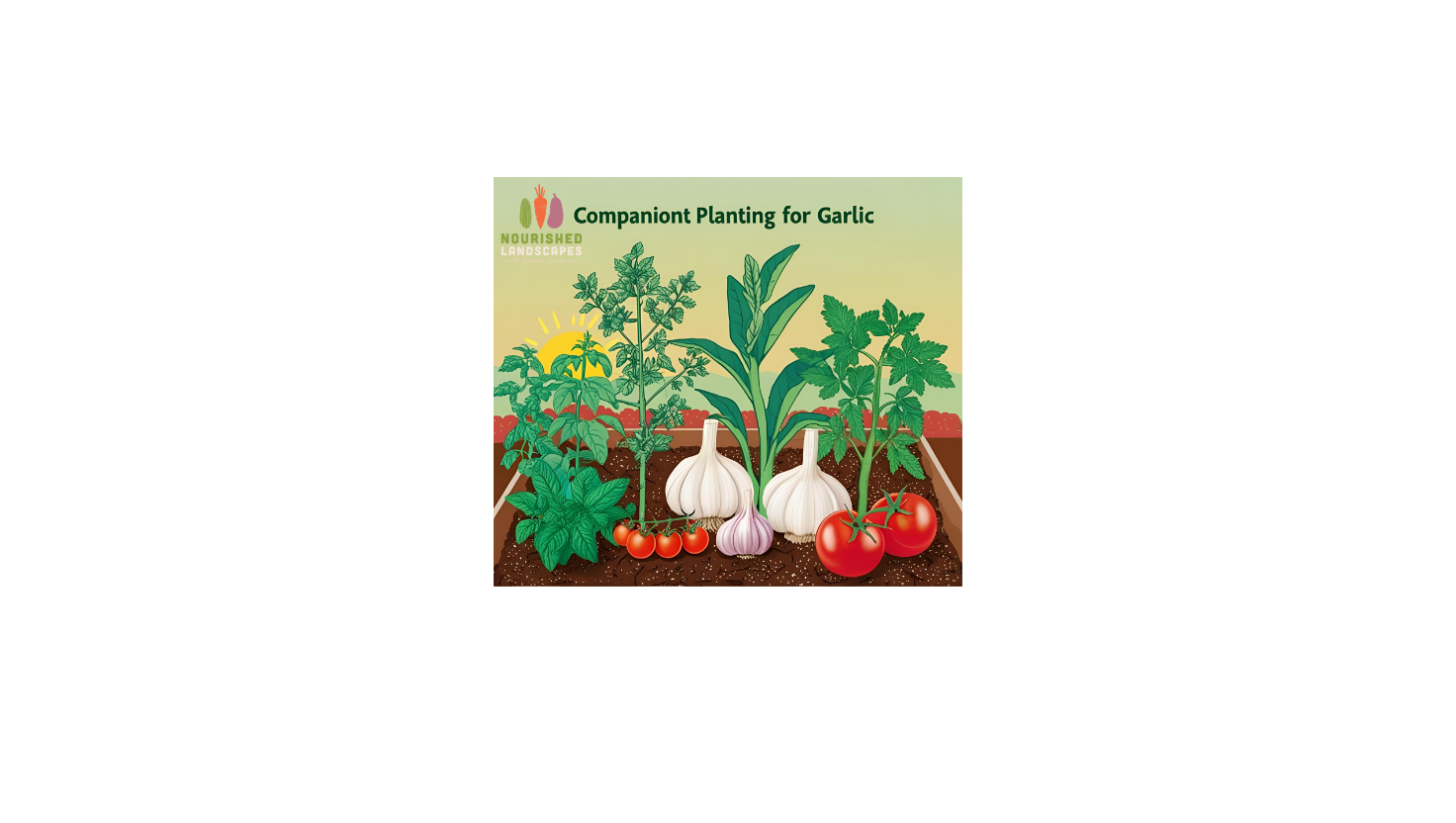 Companion planting for garlic - Nourished Landscapes