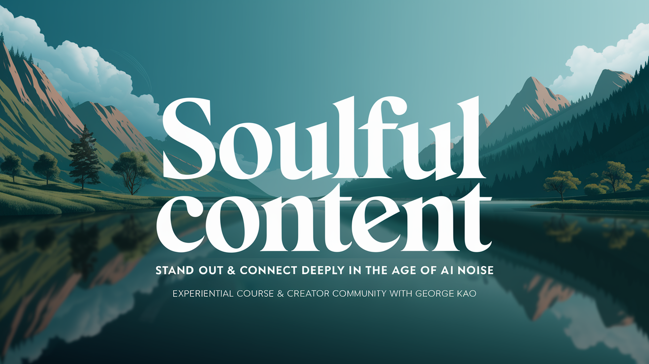 🦸🏽 🏽 Soulful Content: Stand Out & Connect Deeply in the Age of AI Noise ...