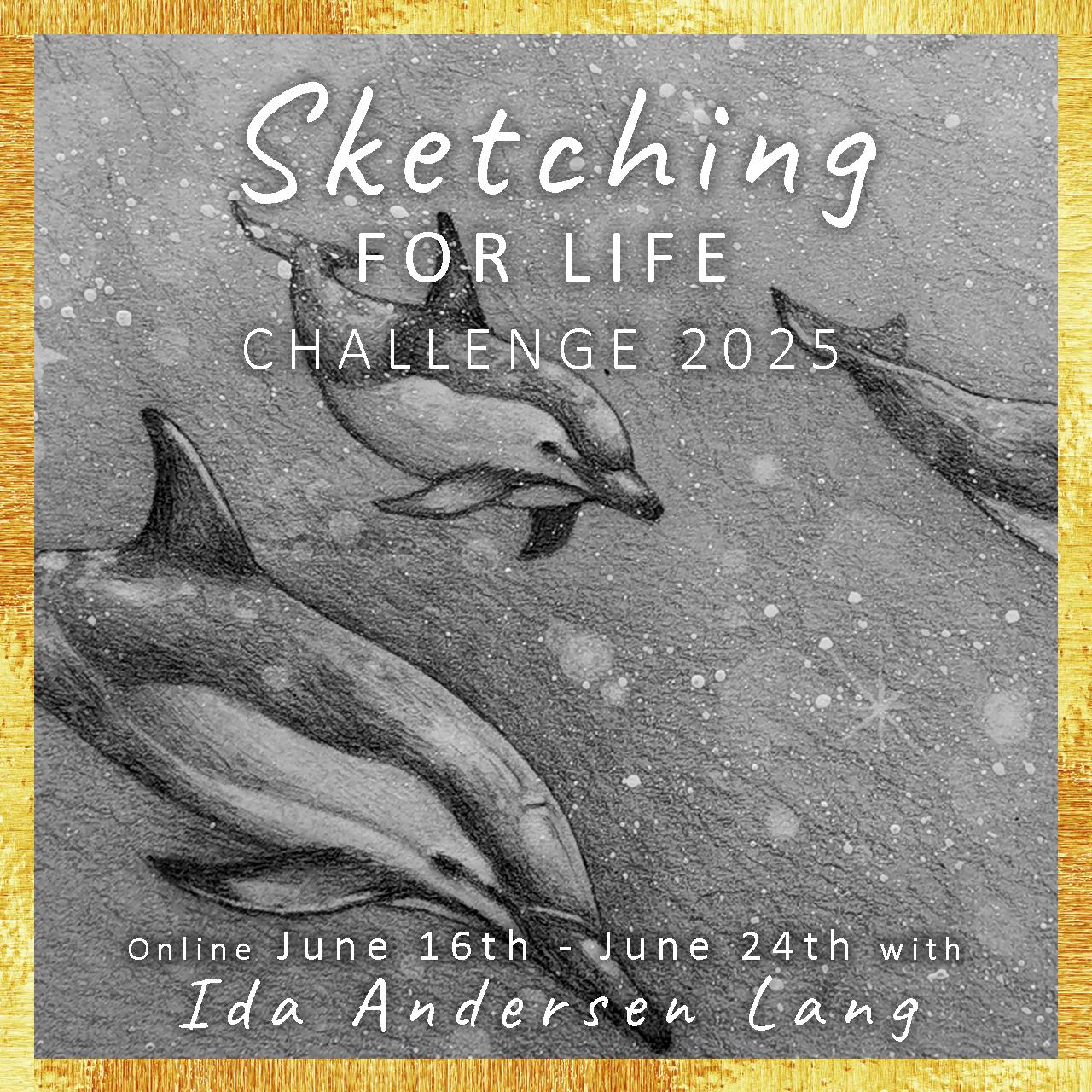 Sketching for Life 2025 Challenge - Atelier Ida Andersen Lang