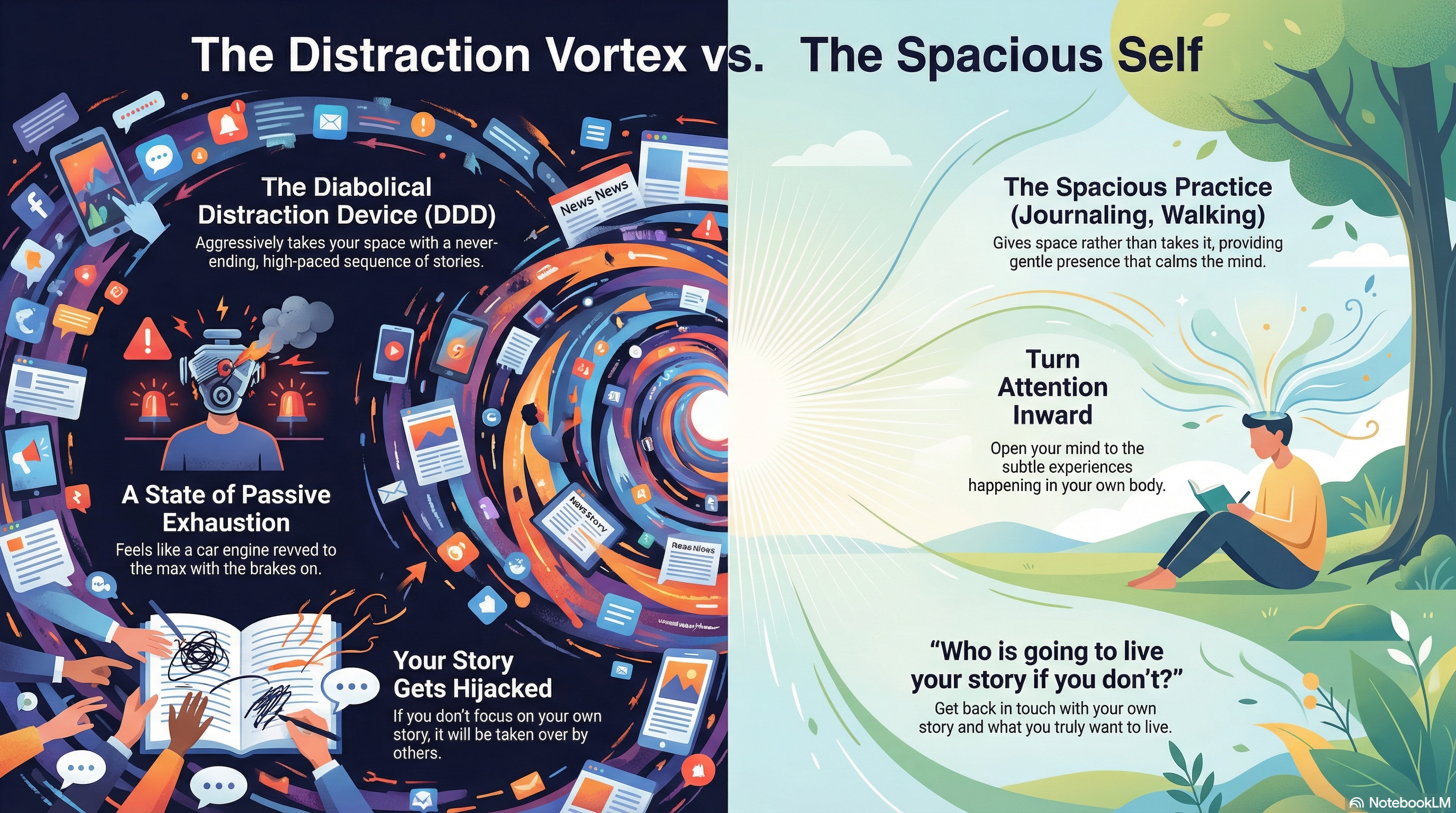 Whose story are you living? Diabolical Distraction Devices Coyote Jackson