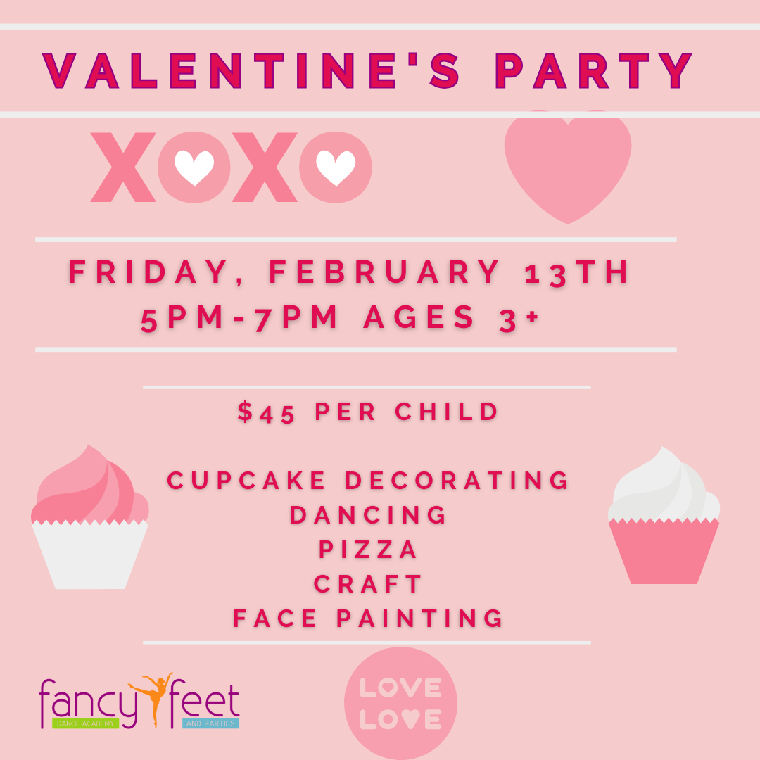 Valentine's Day Dance Party 2026 - Fancy Feet Academy & Parties