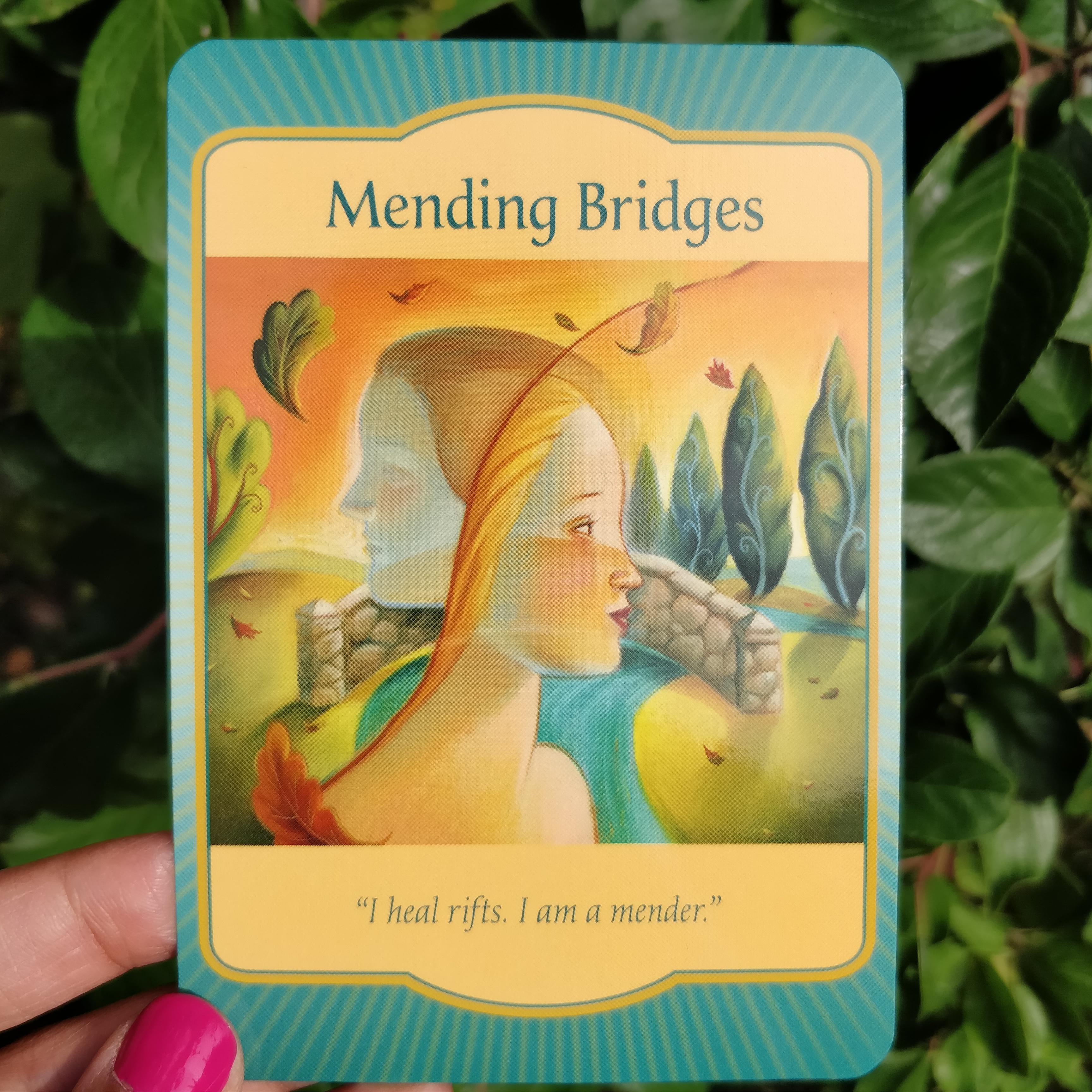 Mending bridges in August