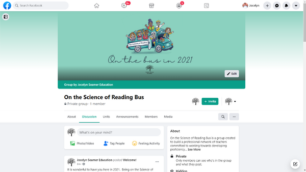 Introducing the ‘On the Science of Reading Bus’ Facebook Group