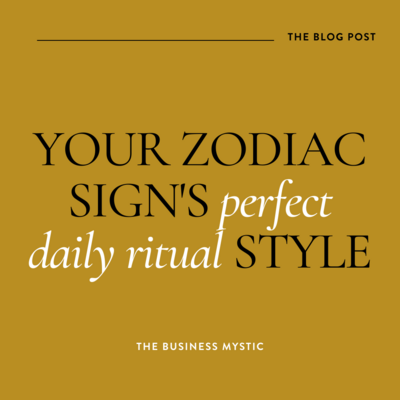 Your Perfect Daily Ritual The Business Mystic