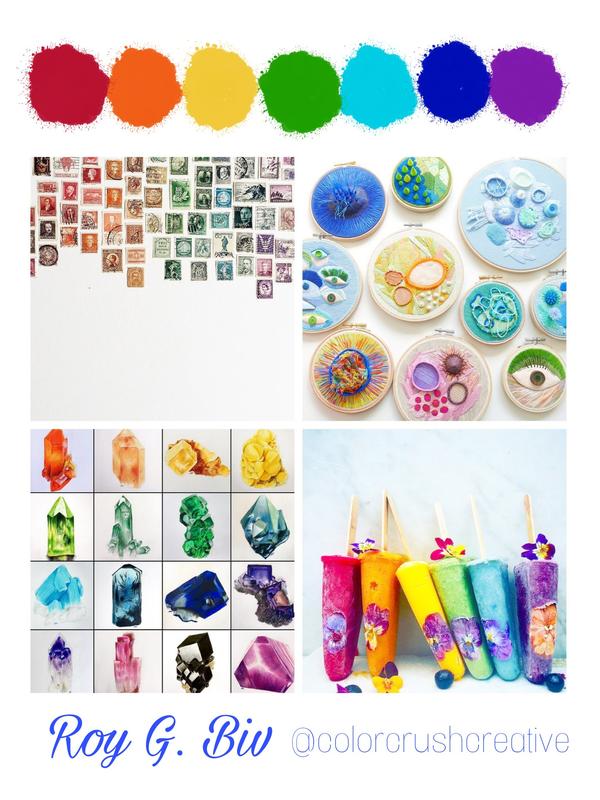 Palette 9: Roy G. Biv for Color Crush Creative