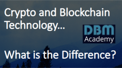 What is the difference between Blockchain and Crypto?