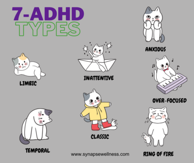 The 7 Types of ADHD - Synapse Integrative Wellness LLC