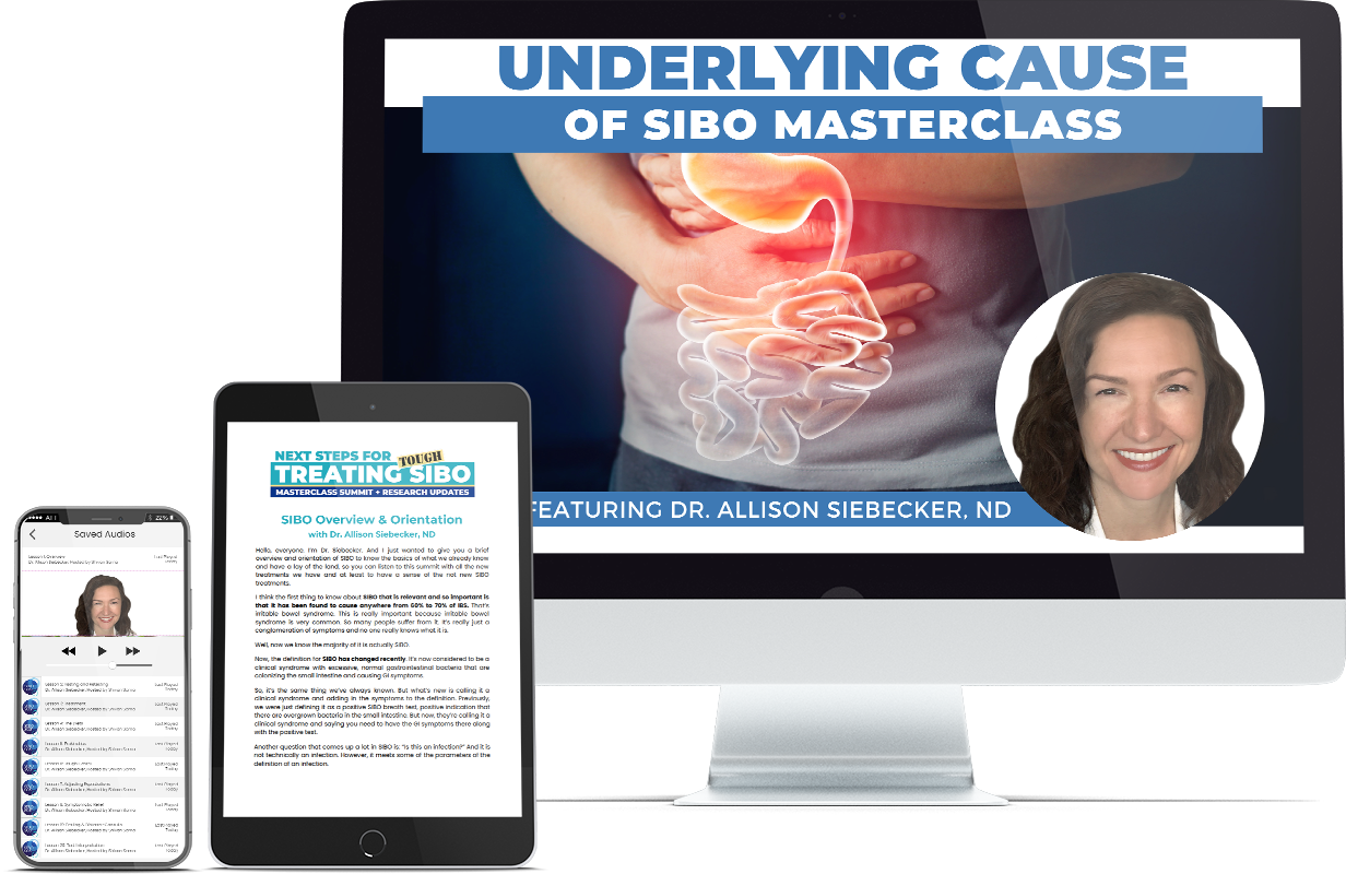 Underlying Causes Masterclass and Q&A with Dr. Allison Siebecker