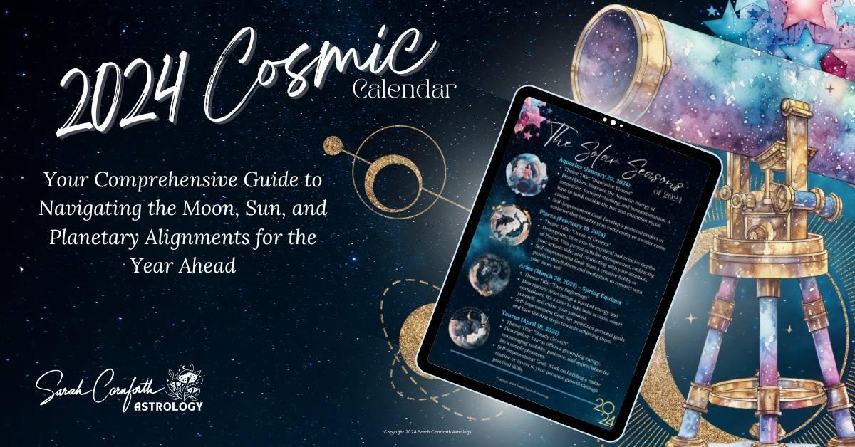 2024 Cosmic Calendar eBook - Sarah Cornforth Astrology